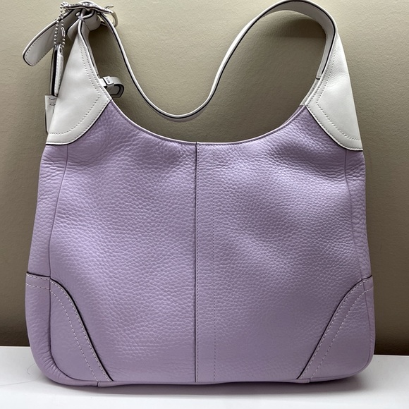 Coach | Bags | Coach Hamptons Lilac Pebbled Hobo Bag | Poshmark
